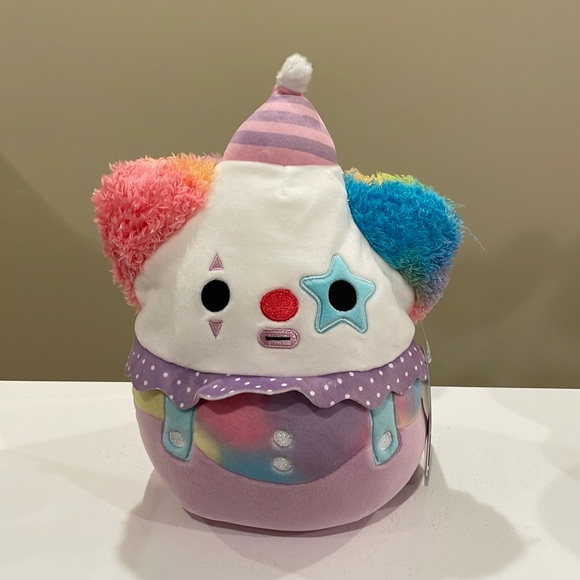 Squishmallows | Other | Nwt 8 X Axis The Pastel Clown Squishmallow ...